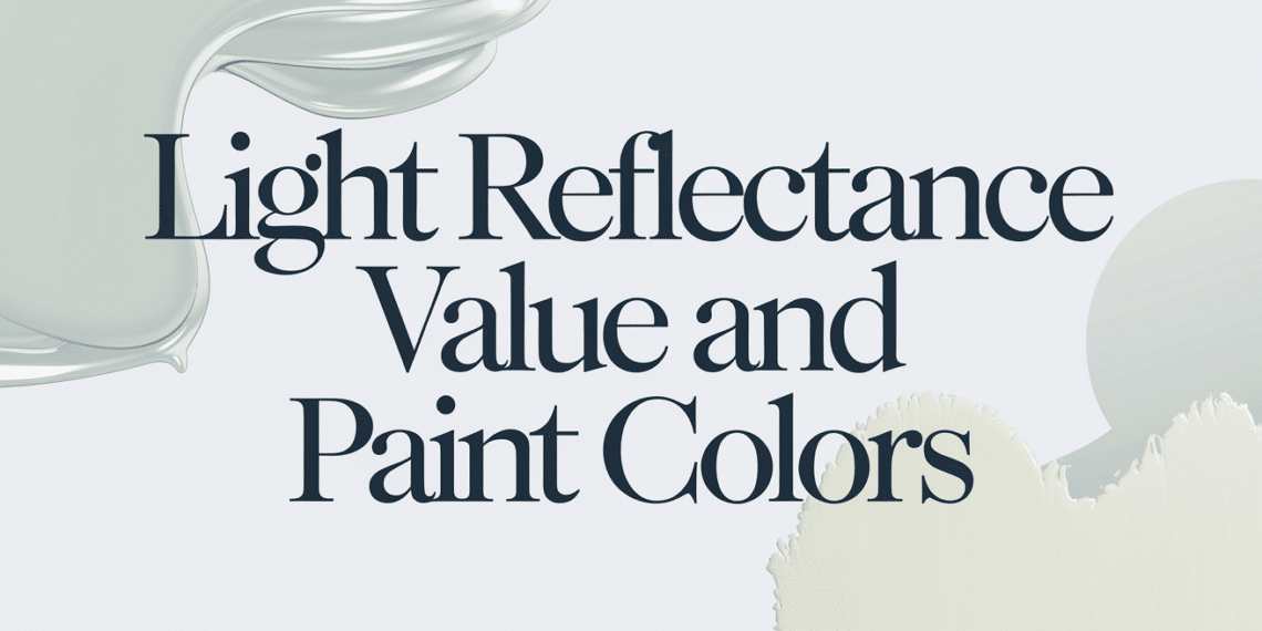 Quick Guide to Light Reflectance Values and Paint Colors - Amenity Home