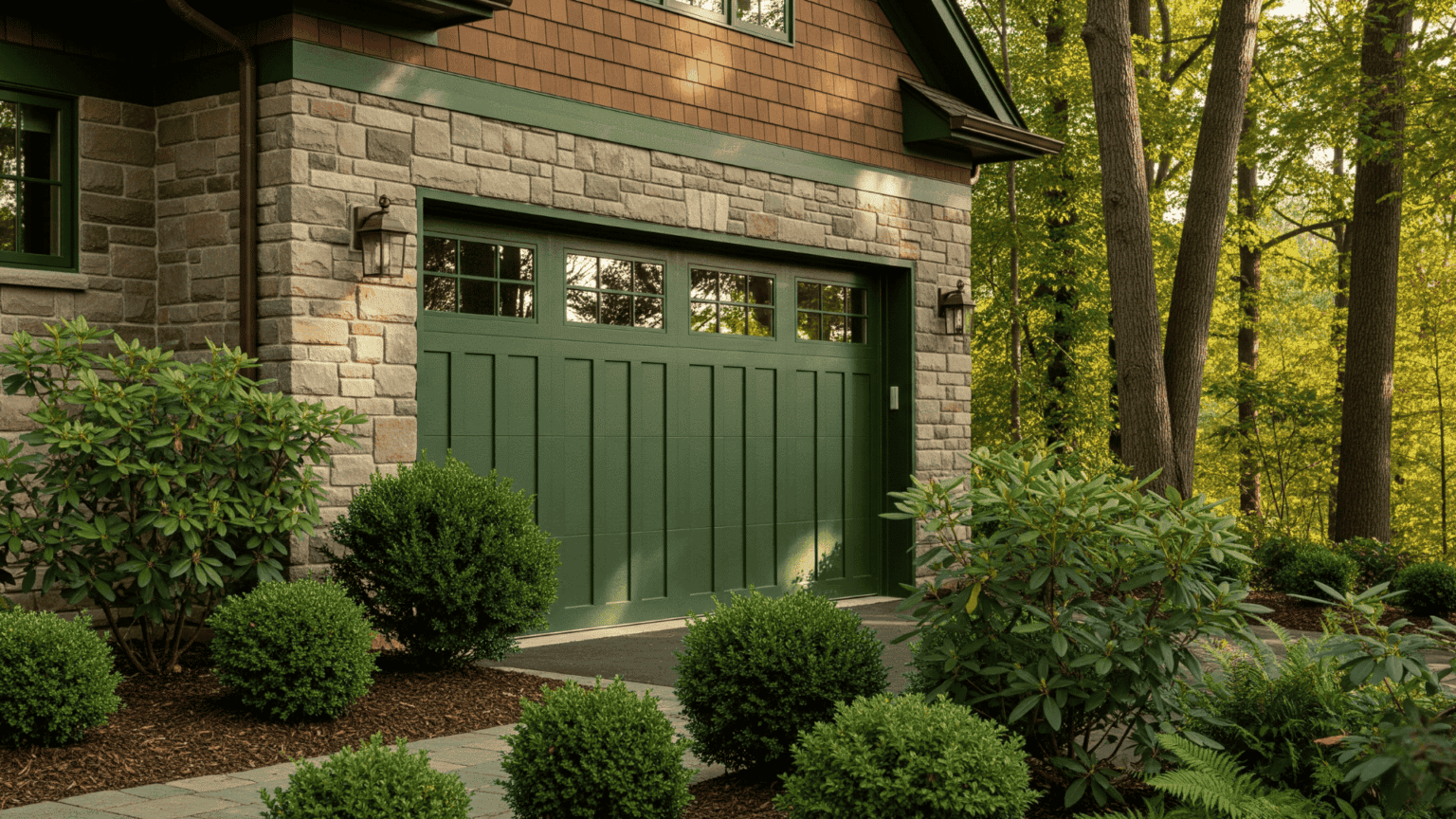 11 Fresh Garage Door Paint Ideas to Upgrade Your Curb - Amenity Home