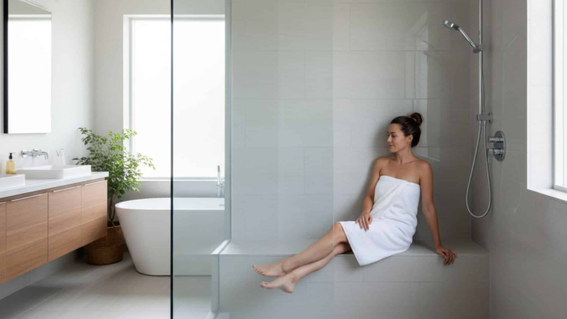 Shower Bench Dimensions: ADA and Standard Sizes - Amenity Home